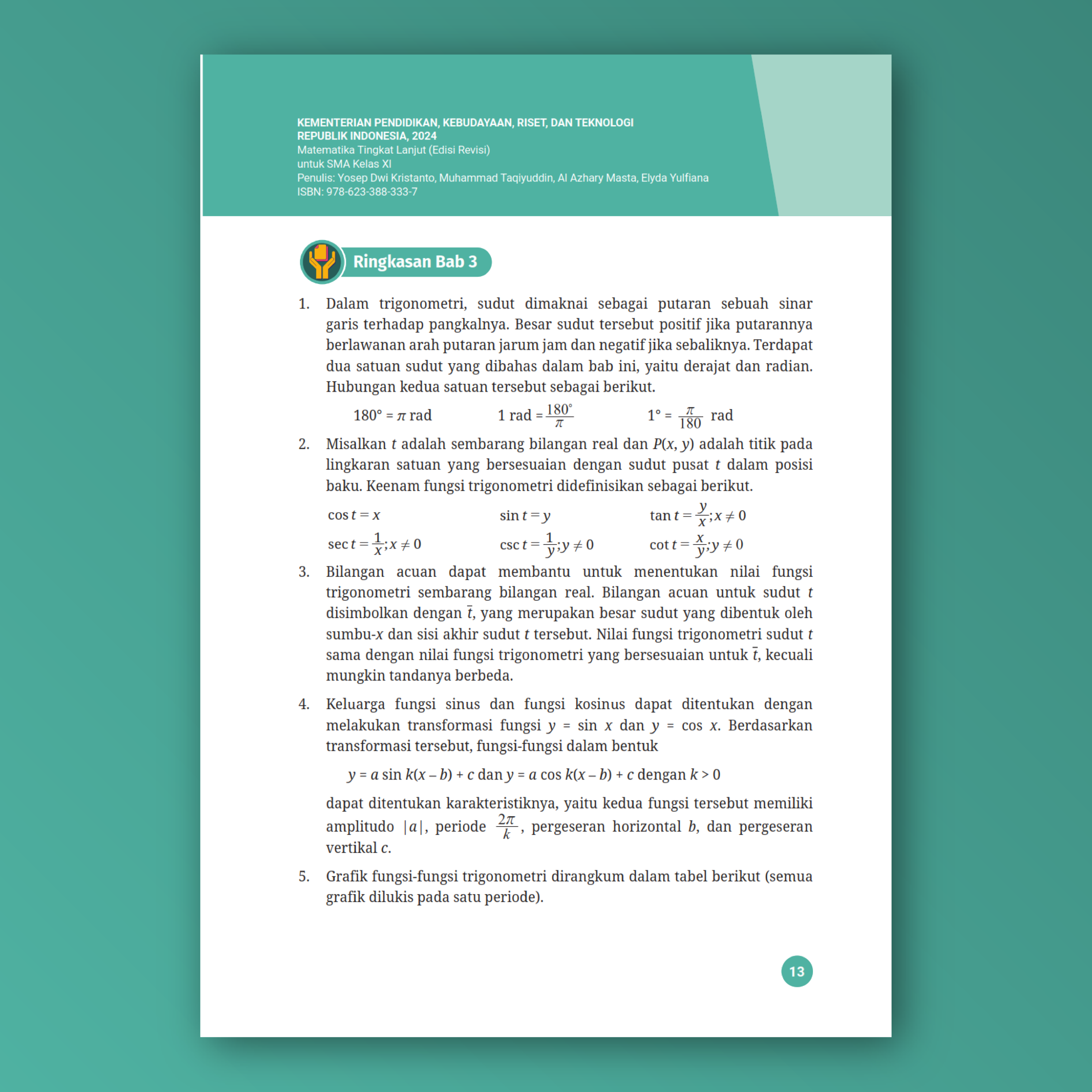 Sumber Belajar Pendamping Fungsi Trigonometri – Kristanto Math
